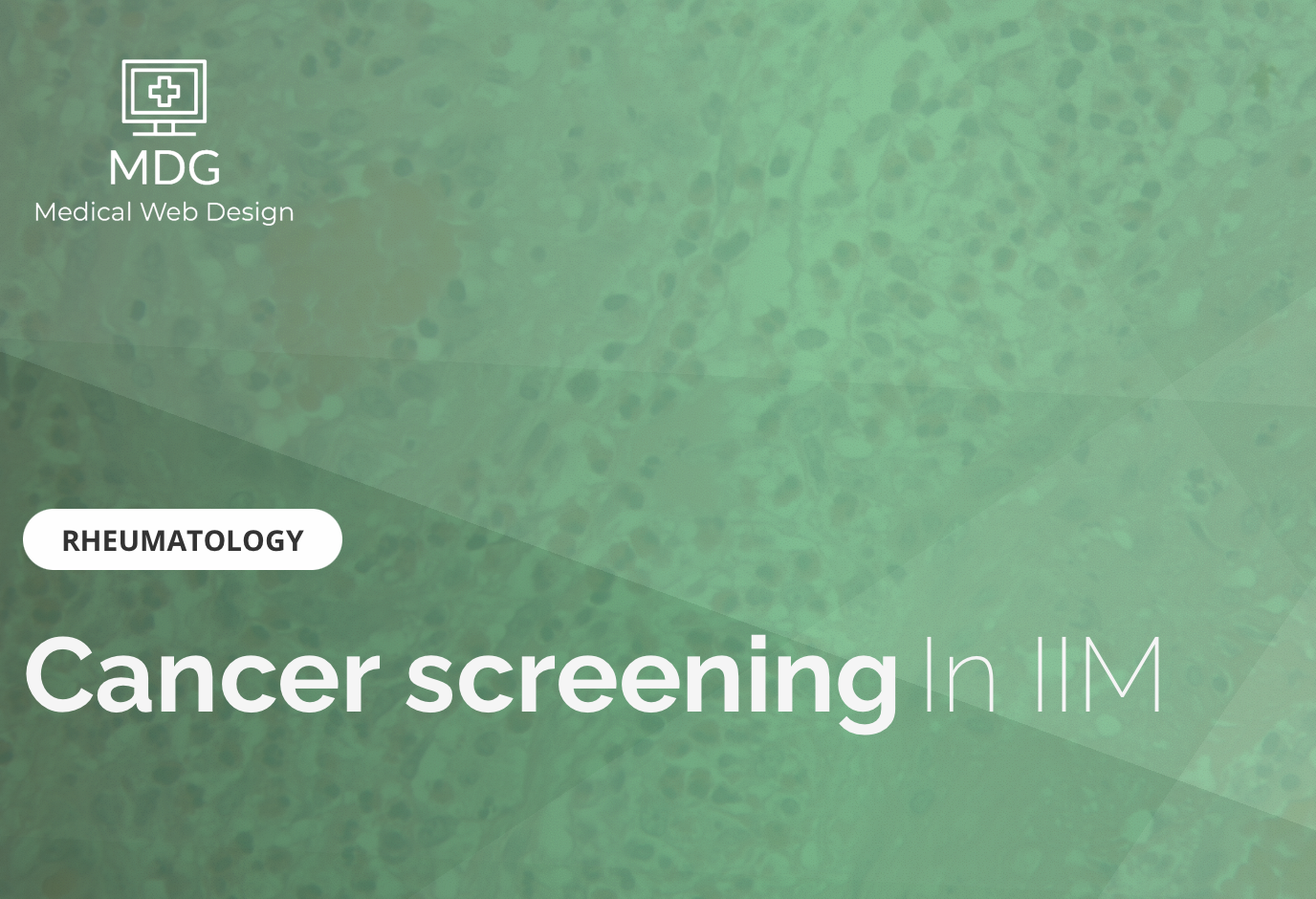 Cancer Screening Recommendations for Patients with Idiopathic ...